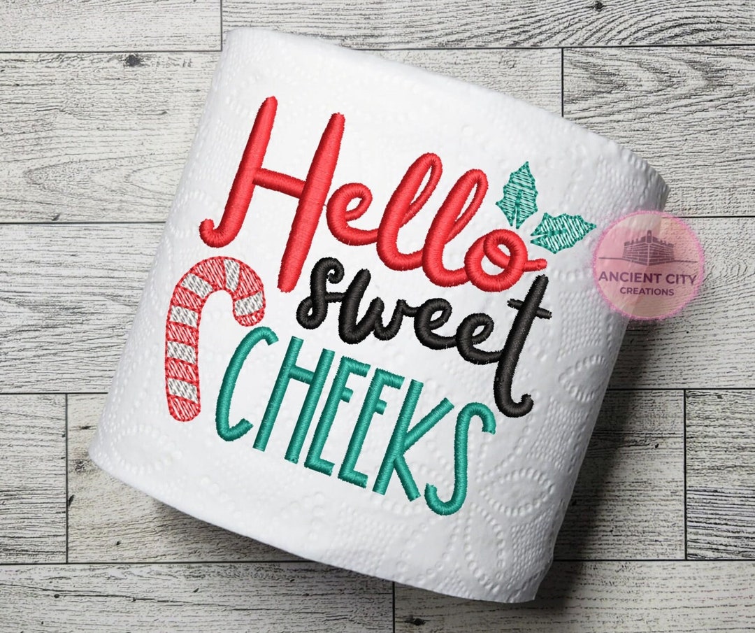 Hello Sweet Cheeks Funny Christmas Gag Gift Funny Couple Christmas ...