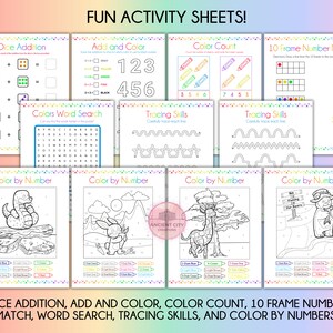 Printable Homeschool Preschool Worksheets Preschool Morning Menu ...