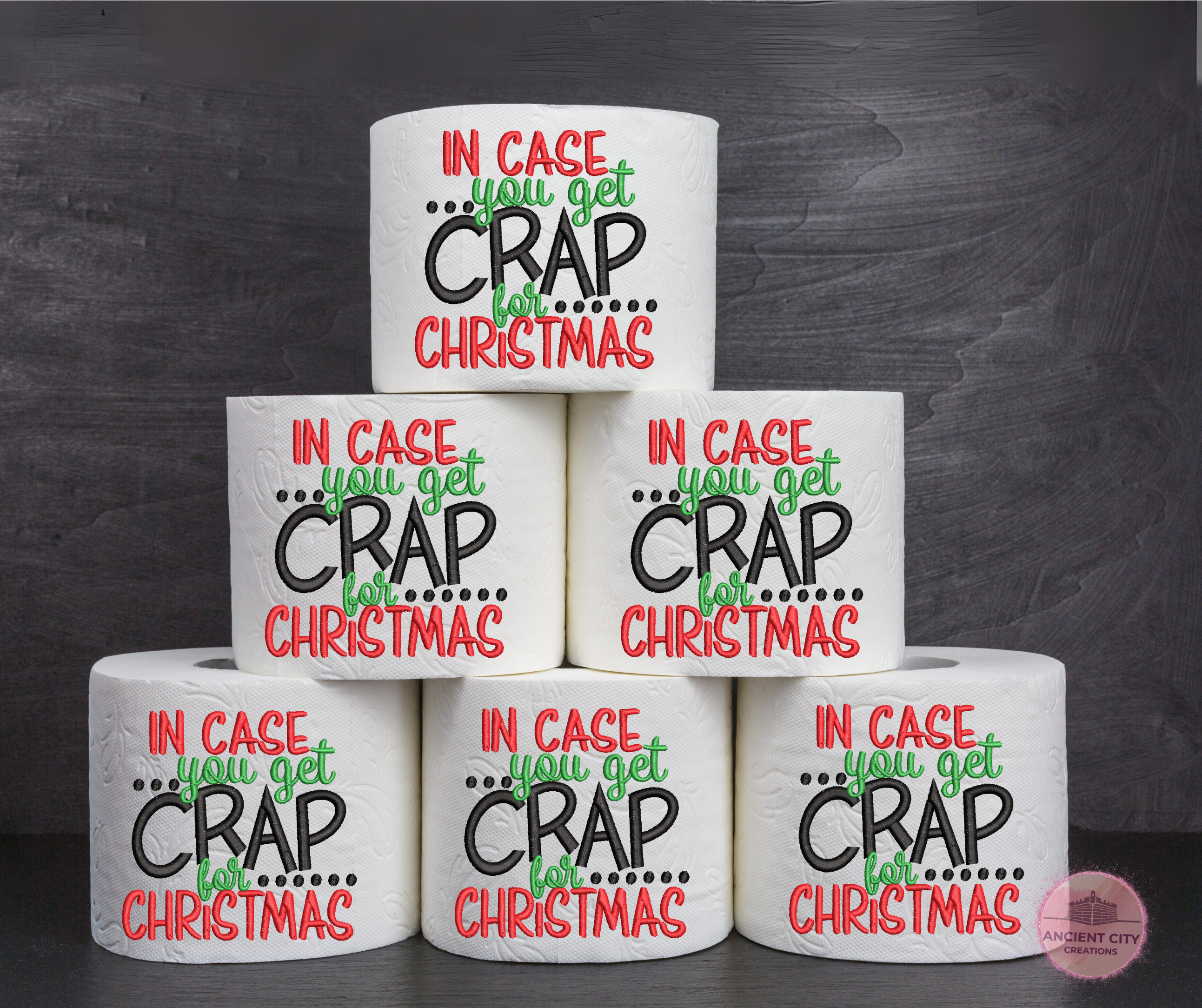 In Case You Get Crap for Christmas Toilet Paper Funny Gag Gift - Etsy