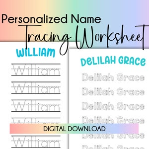 Name Tracing Sheets Name Tracing Worksheet Name Tracing Reusable Name ...