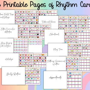 Kids Daily Schedule Template Printable Homeschool Daily Routine Kids ...