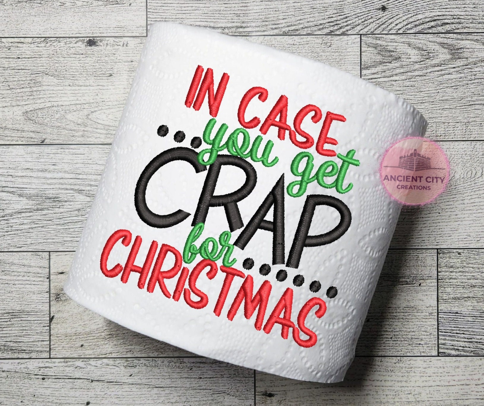 In Case You Get Crap for Christmas Toilet Paper Funny Gag Gift - Etsy