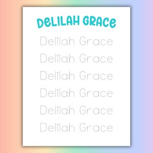 Name Tracing Sheets Name Tracing Worksheet Name Tracing Reusable Name ...