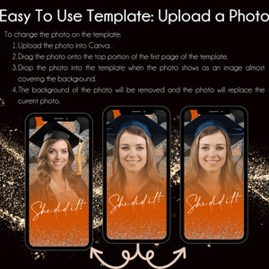 Graduation Video Announcement Grad Party Graduation Announcement Mobile ...