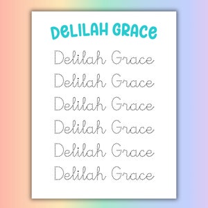 Name Tracing Sheets Name Tracing Worksheet Name Tracing Reusable Name ...