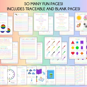 Printable Homeschool Preschool Worksheets Preschool Morning Menu ...
