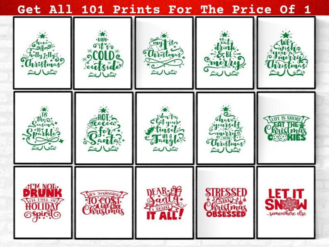 Christmas Wall Decor, Funny Christmas Signs, Christmas Wall Art ...