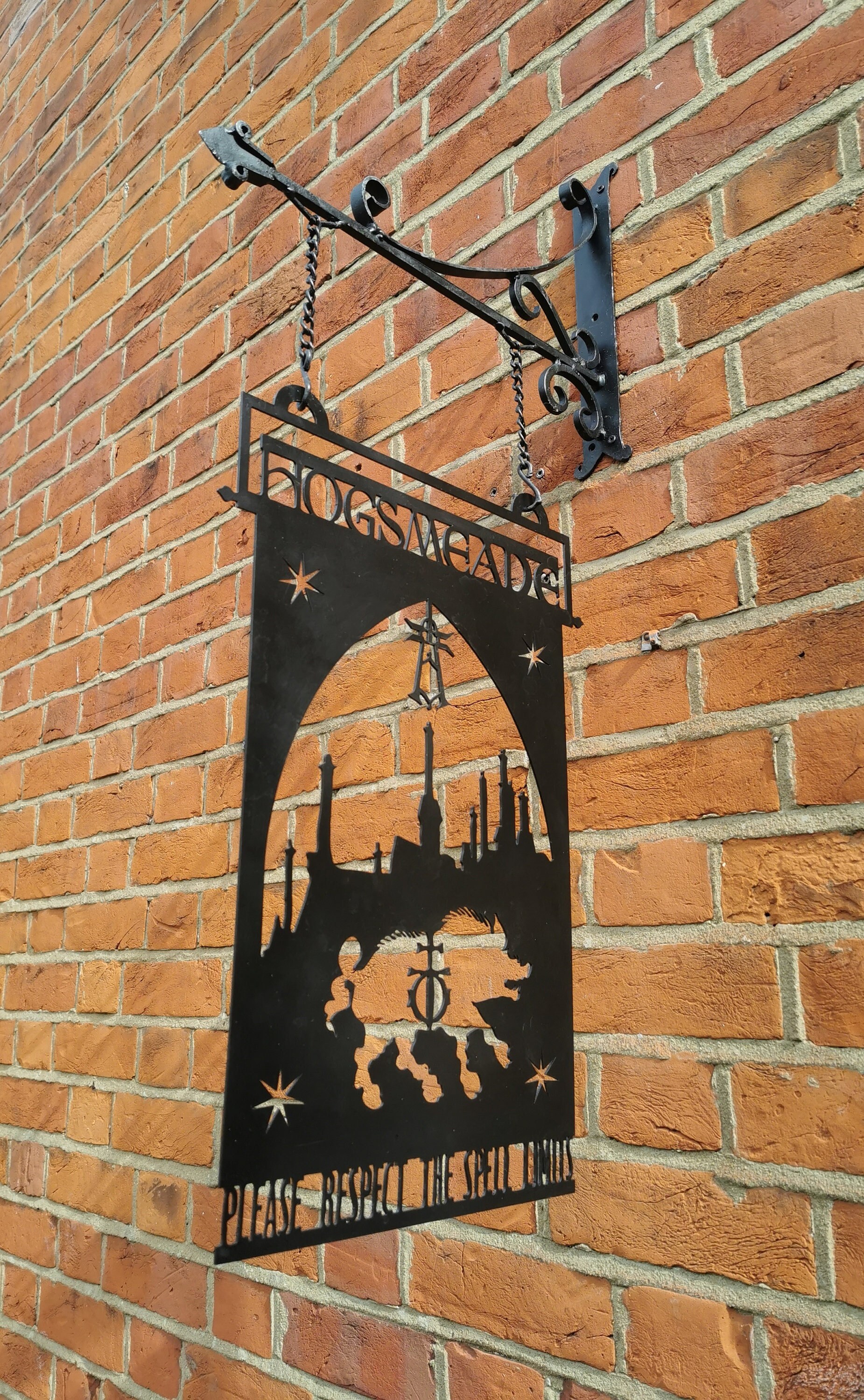 Wizarding World Village Sign . Custom Pub Sign . Metal Sign - Etsy UK