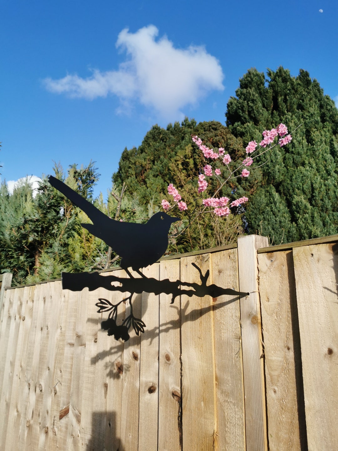 Metal Blackbird . Metal Bird . Garden Metal Art . Metal Garden . Garden ...
