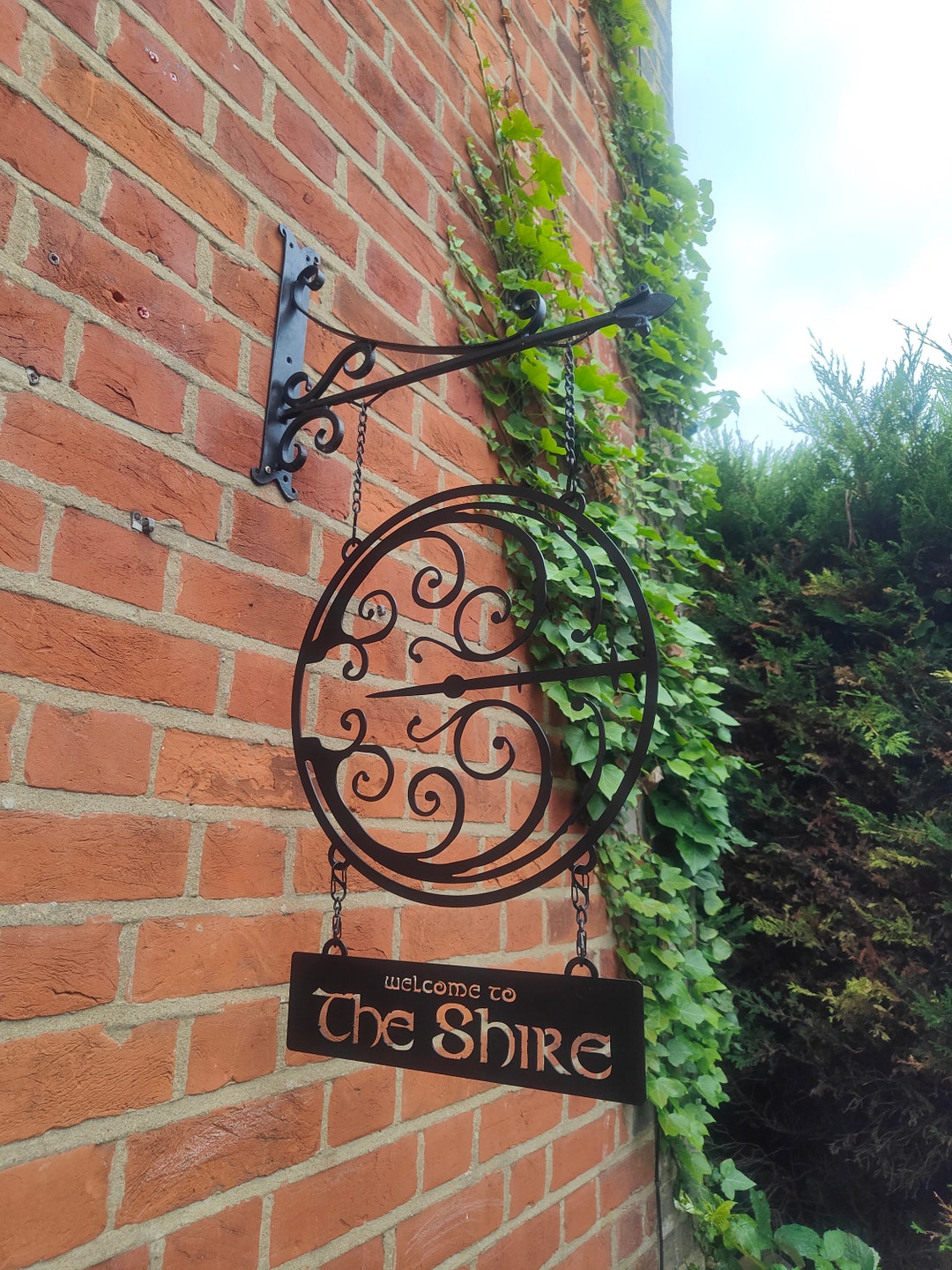 Welcome to the Shire Hanging Sign, Lord of the Rings Metal Sign, the ...