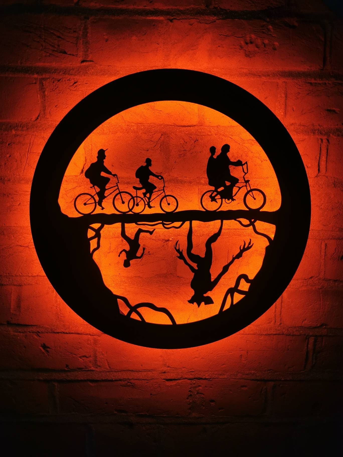 Stranger Things Light the Upside Down Metal Wall LED Light - Etsy