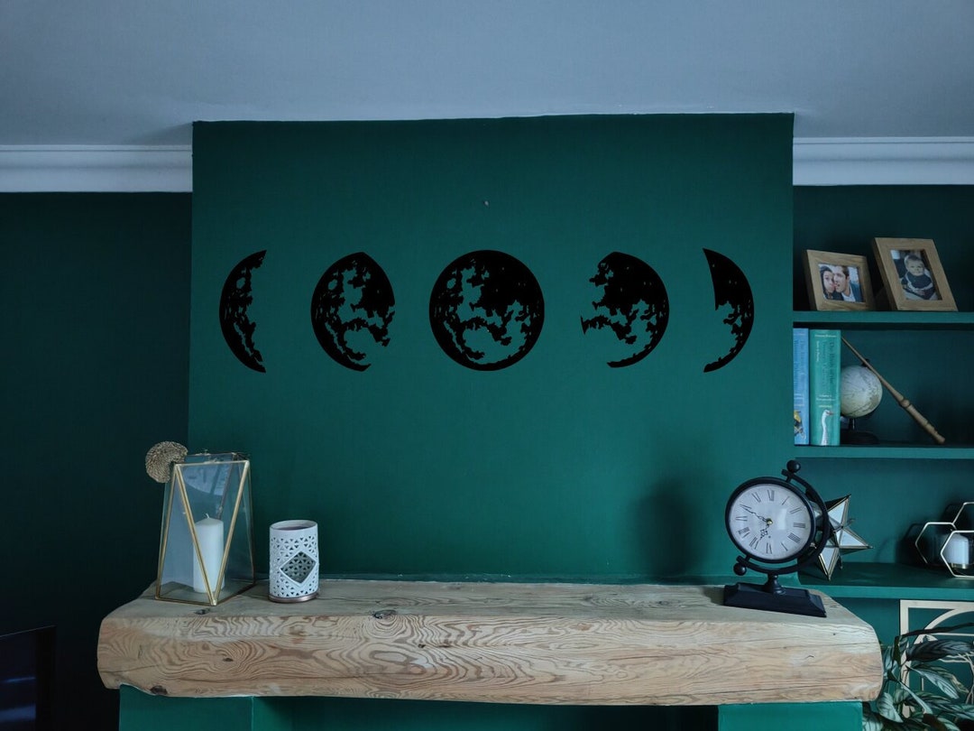 Phases of the Moon Metal Wall Art . Moon Wall Art . Metal Moon Wall Art ...