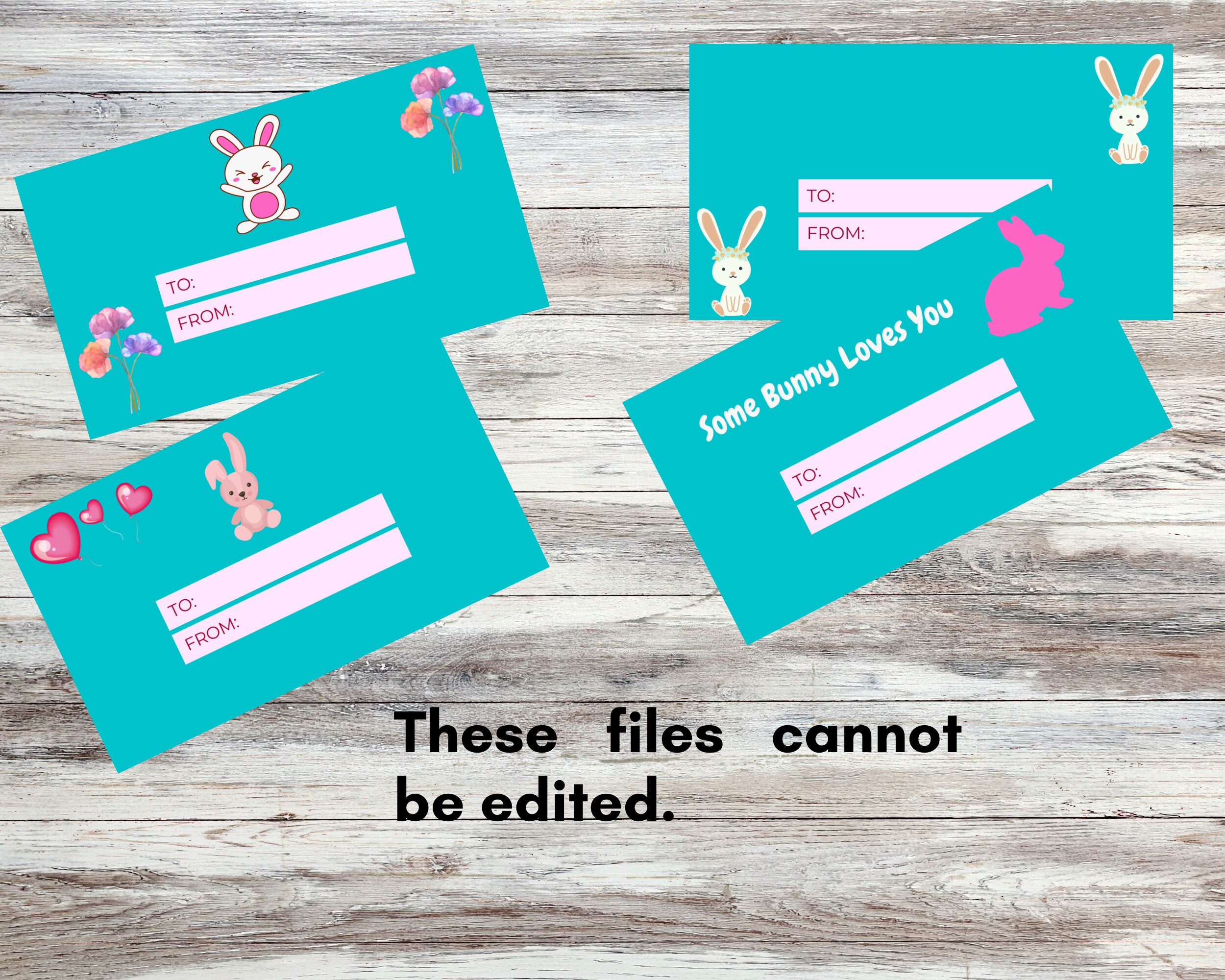 Bunny Rabbit Printable Gift Tags Rabbit Tags for Gifts Bunny Gift Tags ...