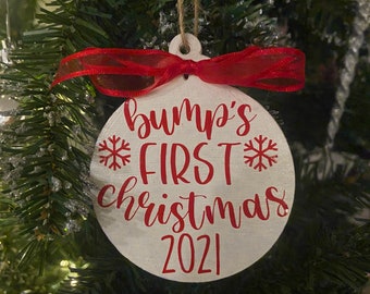 Baby Bumps First Christmas | Etsy