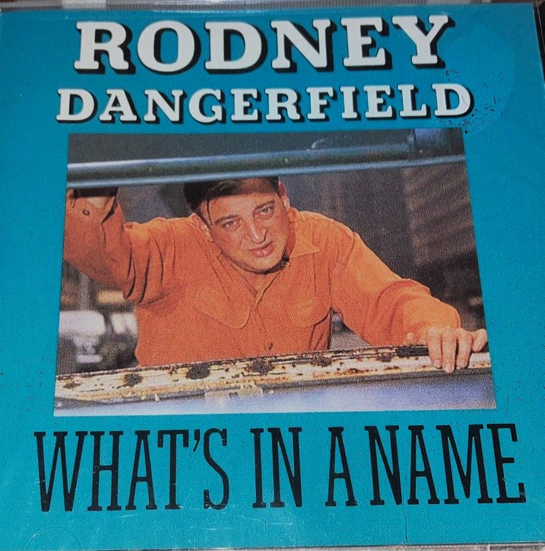 Rodney Dangerfield - What's in a Name - FREE SHIPPING! - Etsy