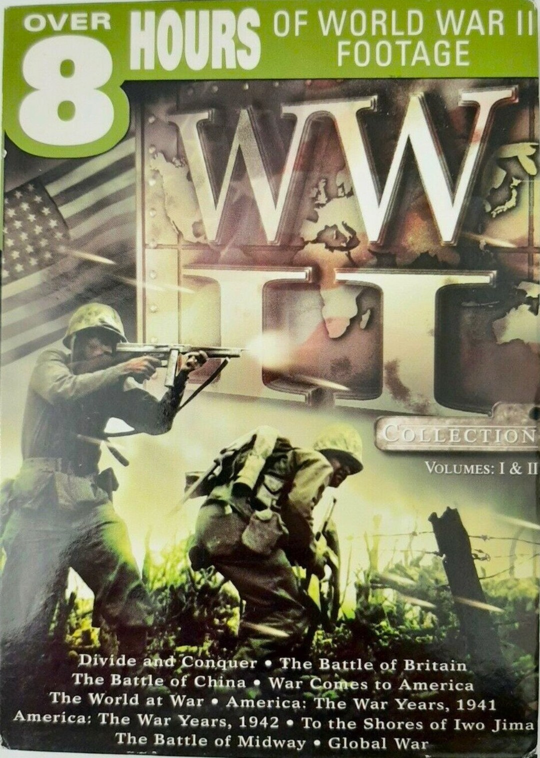 WW 2 / DVD Collection 8 Hours of Footage Battles midway 2 Dvd Boxed Set ...