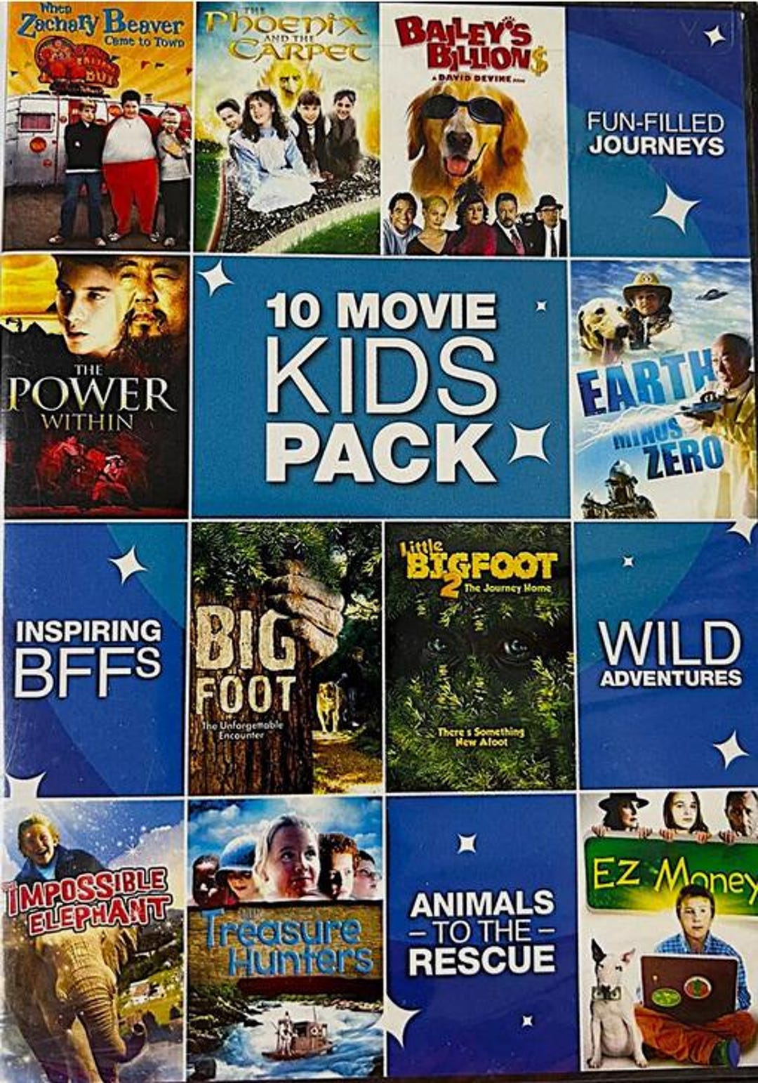 10 Movie Kids Pack - DVD - FREE SHIPPING! - Etsy
