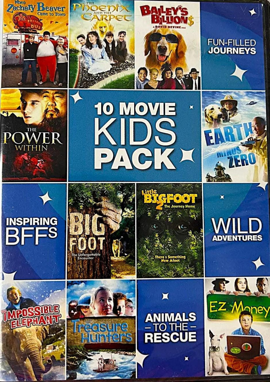 10 Movie Kids Pack DVD - Etsy