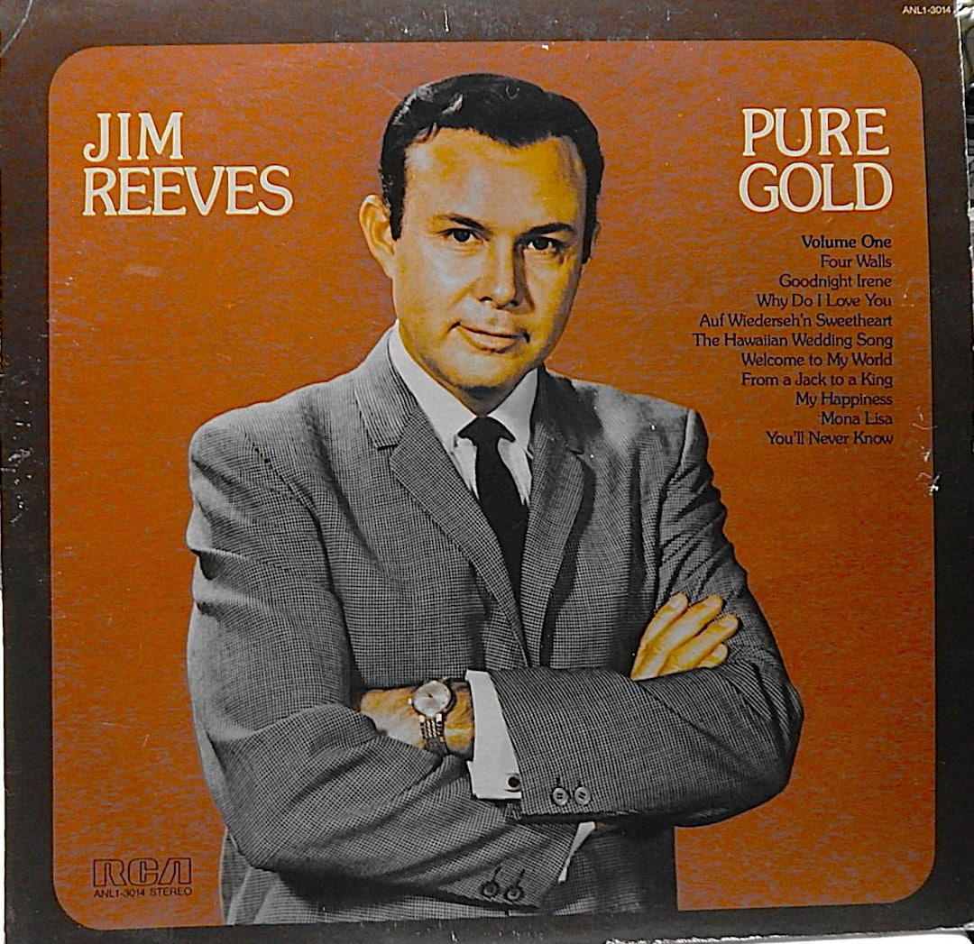 Jim Reeves - Pure Gold - Lp, 1978, RCA, #1-3014 - FREE SHIPPING! - Etsy