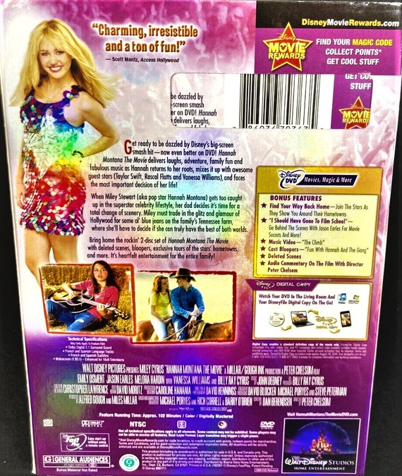 Hannah Montana The Movie Dvd Cover