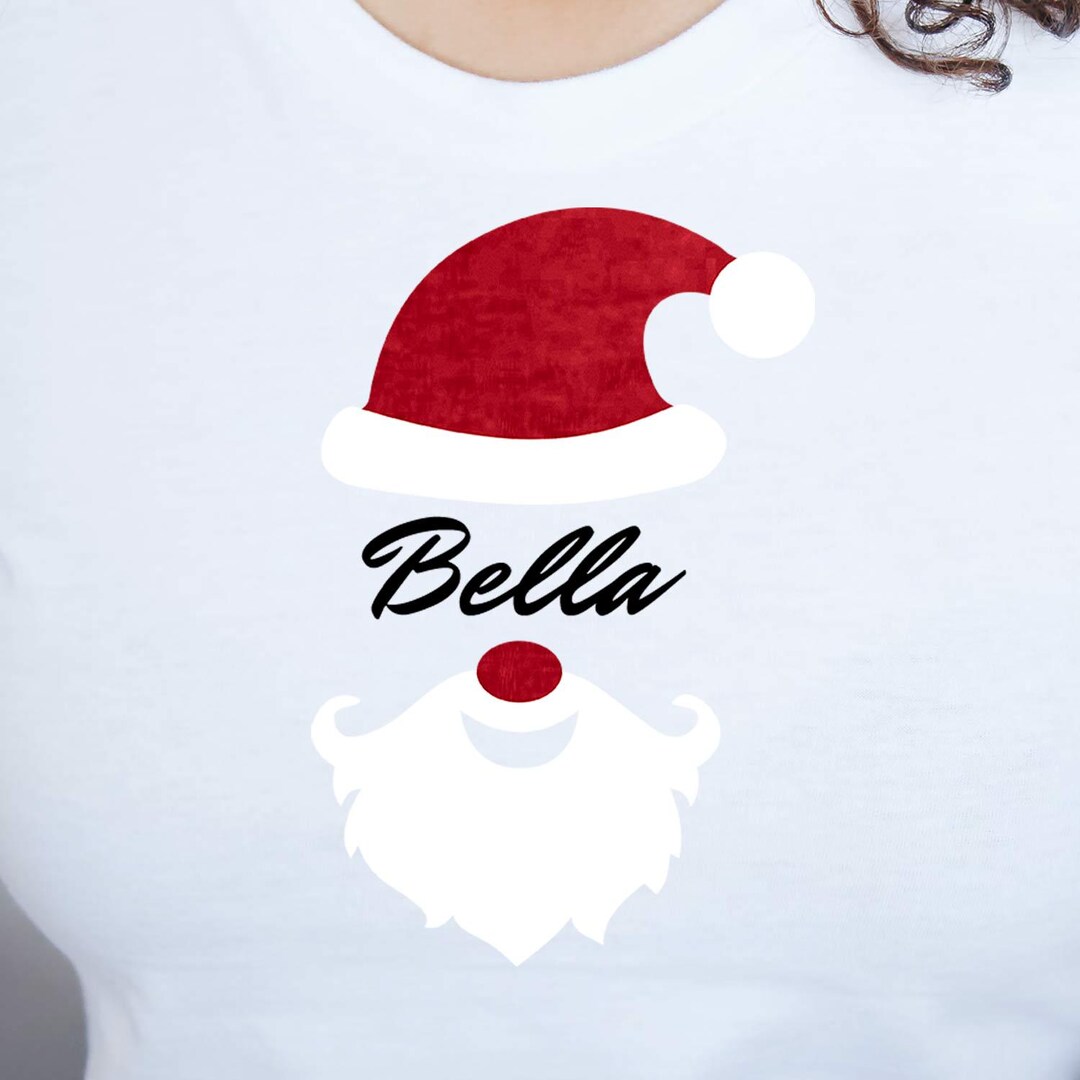 Santa Monogram SVG, Santa SVG, Split Name Frame, Holiday Svg, Christmas ...