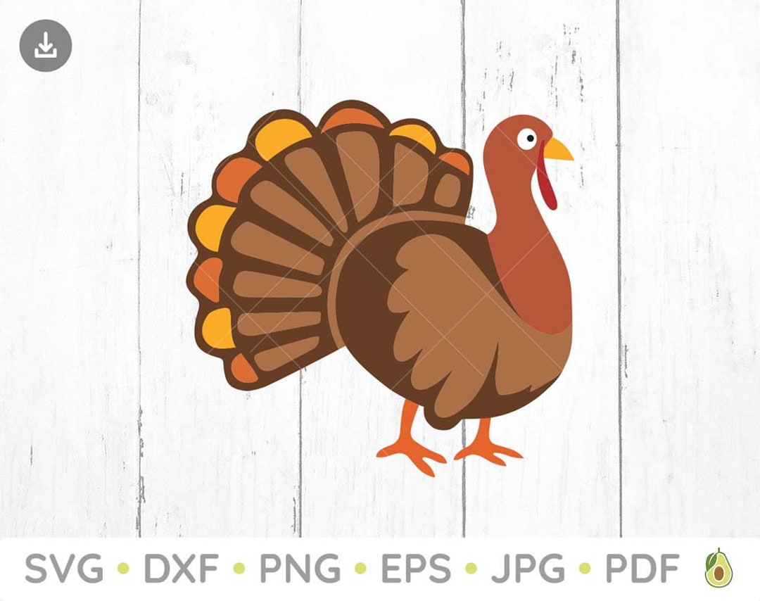 Thanksgiving Turkey Svg, Turkey Svg, Thanksgiving Svg, Holiday Svg ...