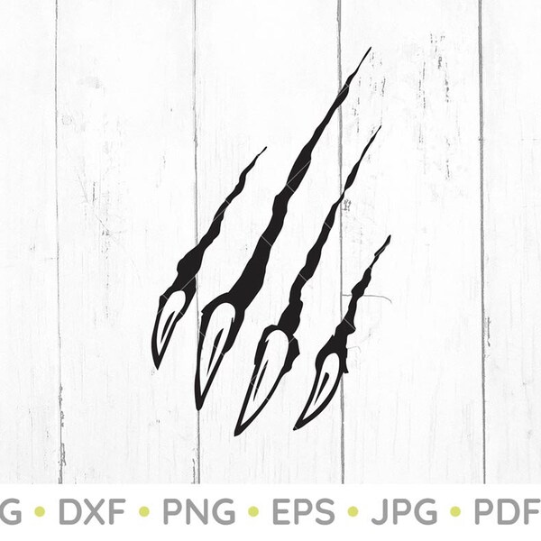 Cat Scratch Silhouette - Etsy