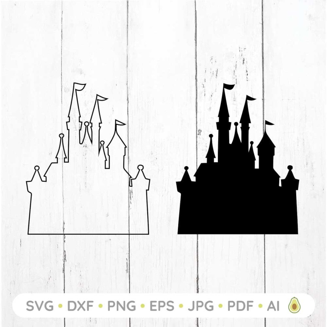 Castle Svg, Castle Design, Svg, Png, Jpeg, Silhouette, Glowforge, Cut ...
