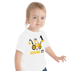 I'm 1 and Digging It Svg, 1st Birthday Svg, Excavator Svg, Construction ...