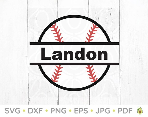 Baseball Name Personalized SVG and PNG Cricut Baseball - Etsy