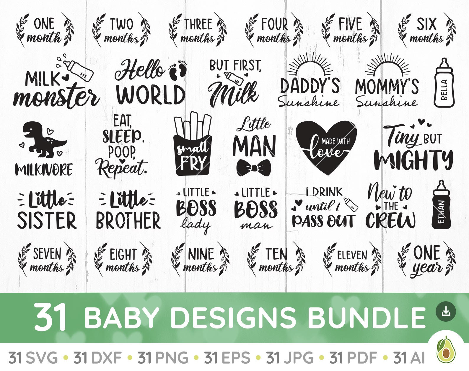 Baby Svg Bundle Baby Quote Svg Baby Girl Svg Baby Boy Svg - Etsy