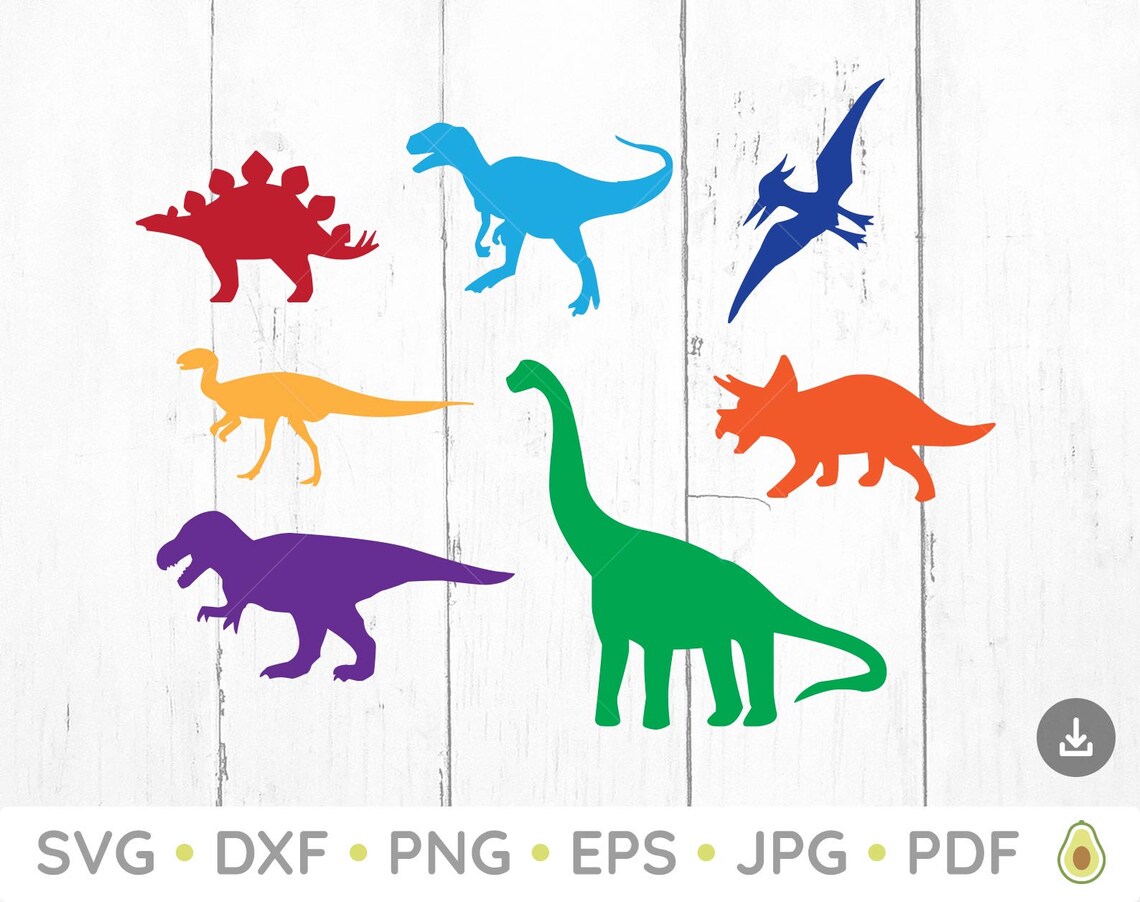 Dinosaur SVG Dinosaur PNG Dinosaur SVG Bundle Cricut - Etsy