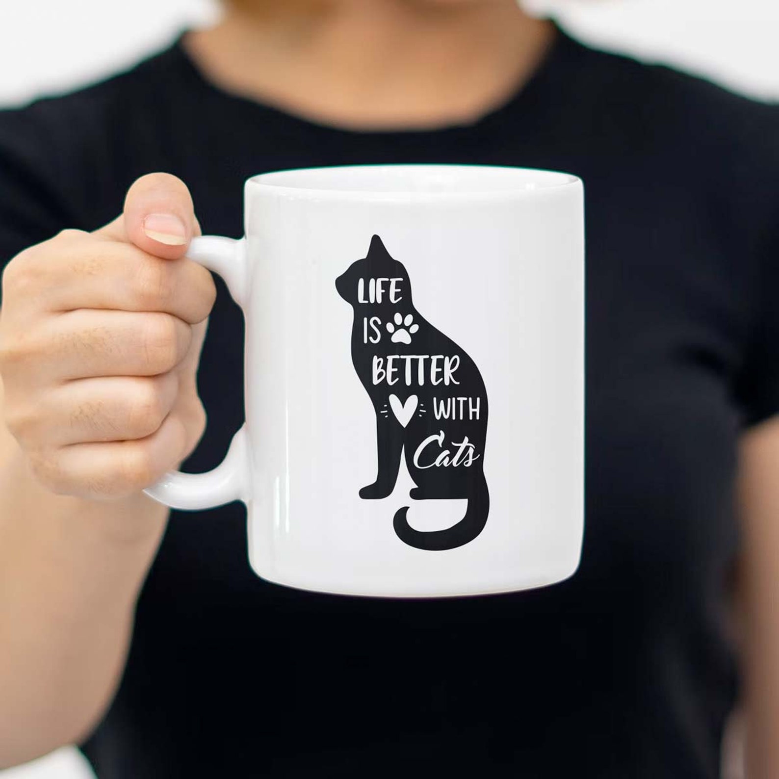 Life is Better With Cats Svg Pet Svg Cat Svg Cut Files for - Etsy