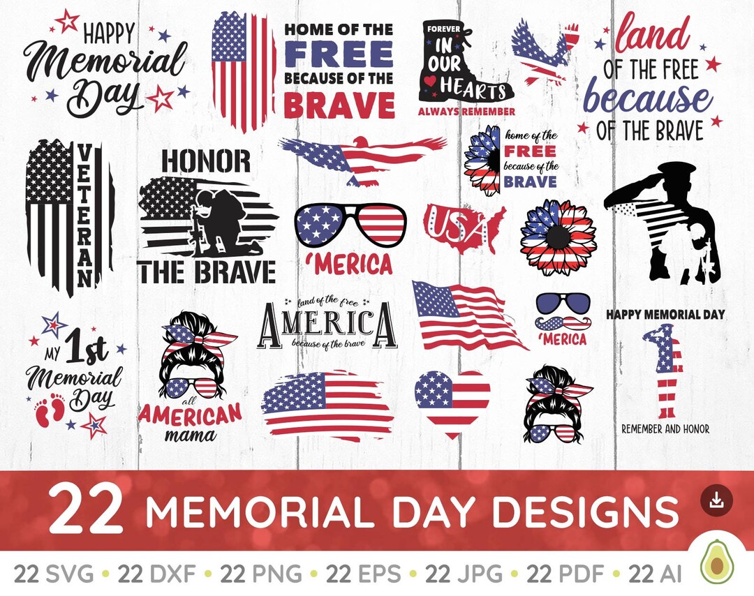Memorial Day Bundle, Veteran, Military SVG, Soldier, US Soldier, Home ...