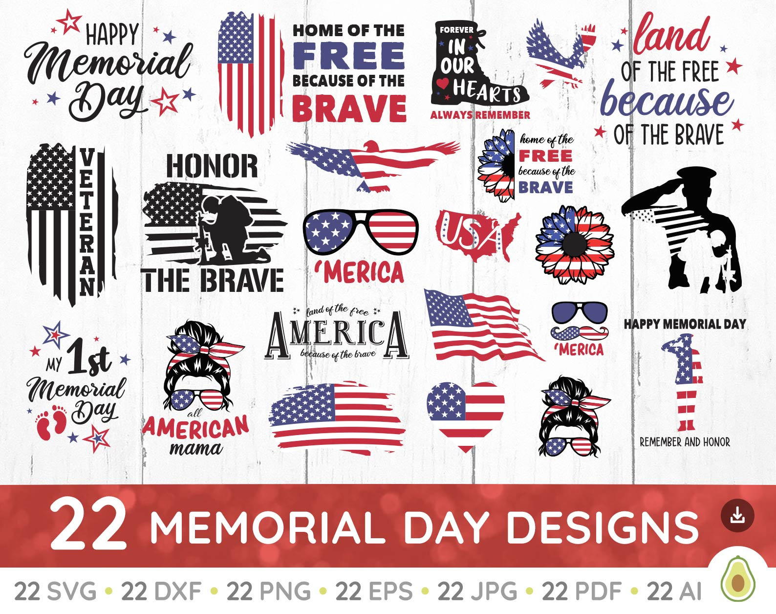 Memorial Day Bundle Veteran Military SVG Soldier US - Etsy