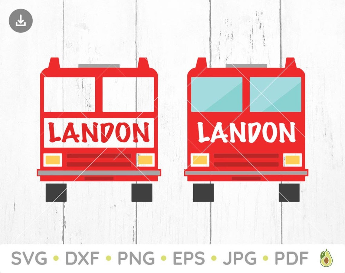 Fire Engine Svg Fire Truck Svg Emergency Vehicle Svg Custom - Etsy