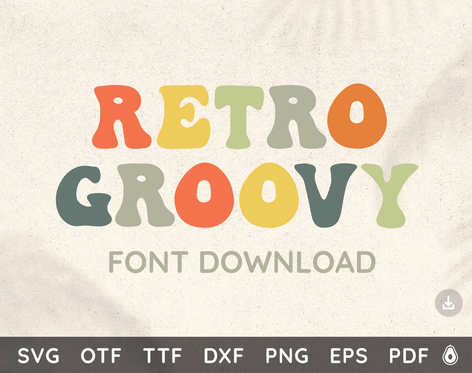 Retro Groovy Font SVG Retro Alphabet Svg Vintage Font Svg - Etsy New ...