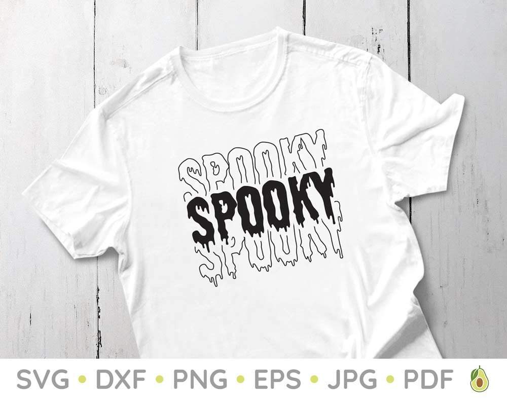 Spooky SVG, Halloween Svg, Halloween Shirt Svg, Spooky Shirt Svg, Ghost ...