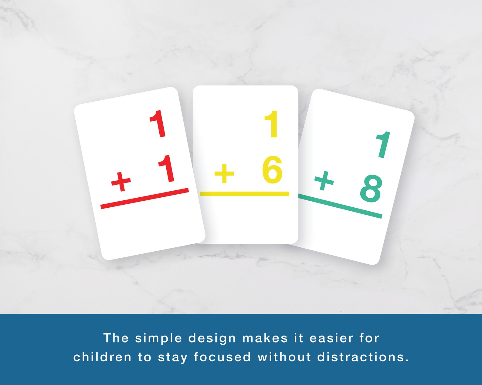 1 Addition Maths Flash Cards Printable Educational, Home School ...