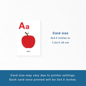 Alphabet Flash Card PDF Printable - Educational Fun for Kids! - Etsy Canada