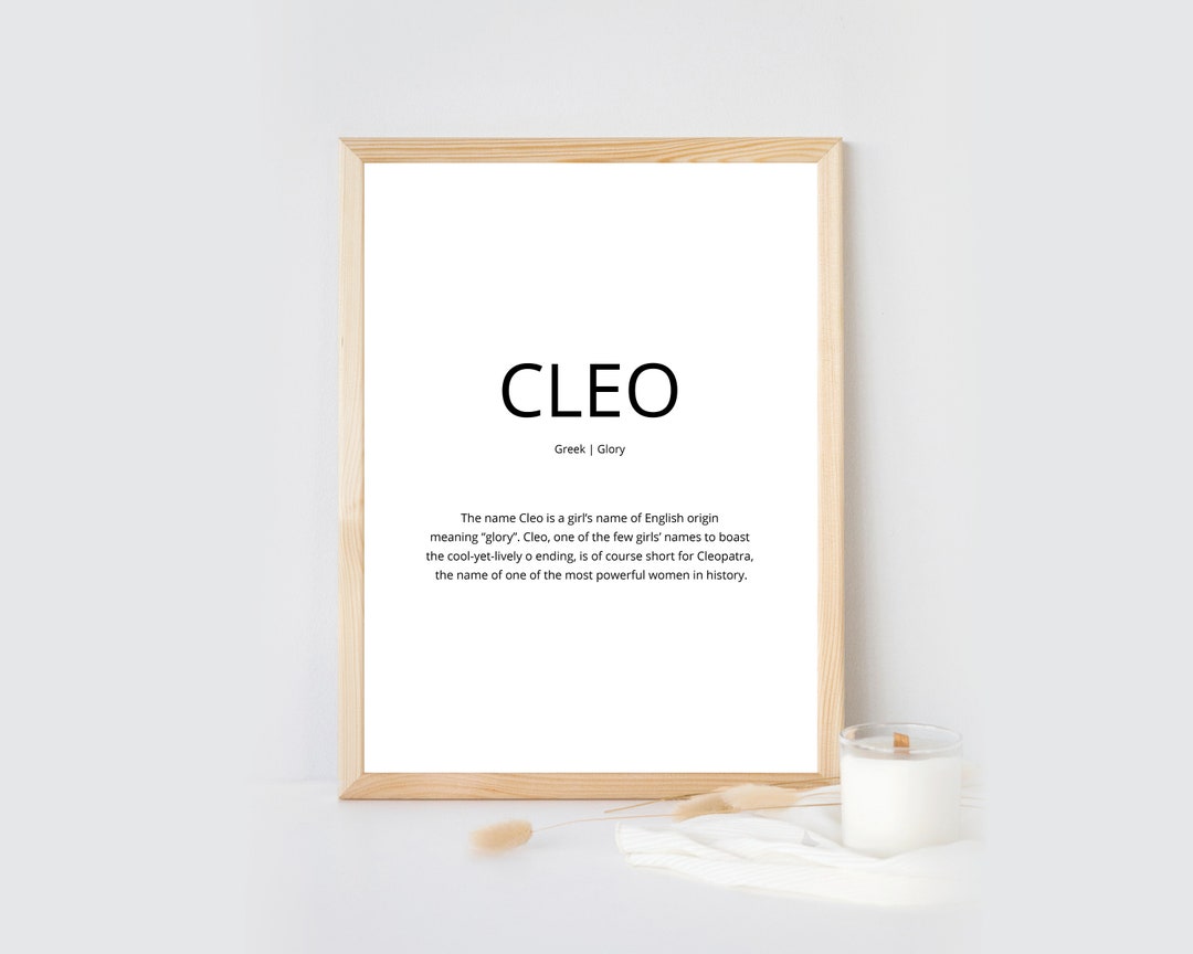 Personalised Custom Name Meaning Definition Print Digital Download ...