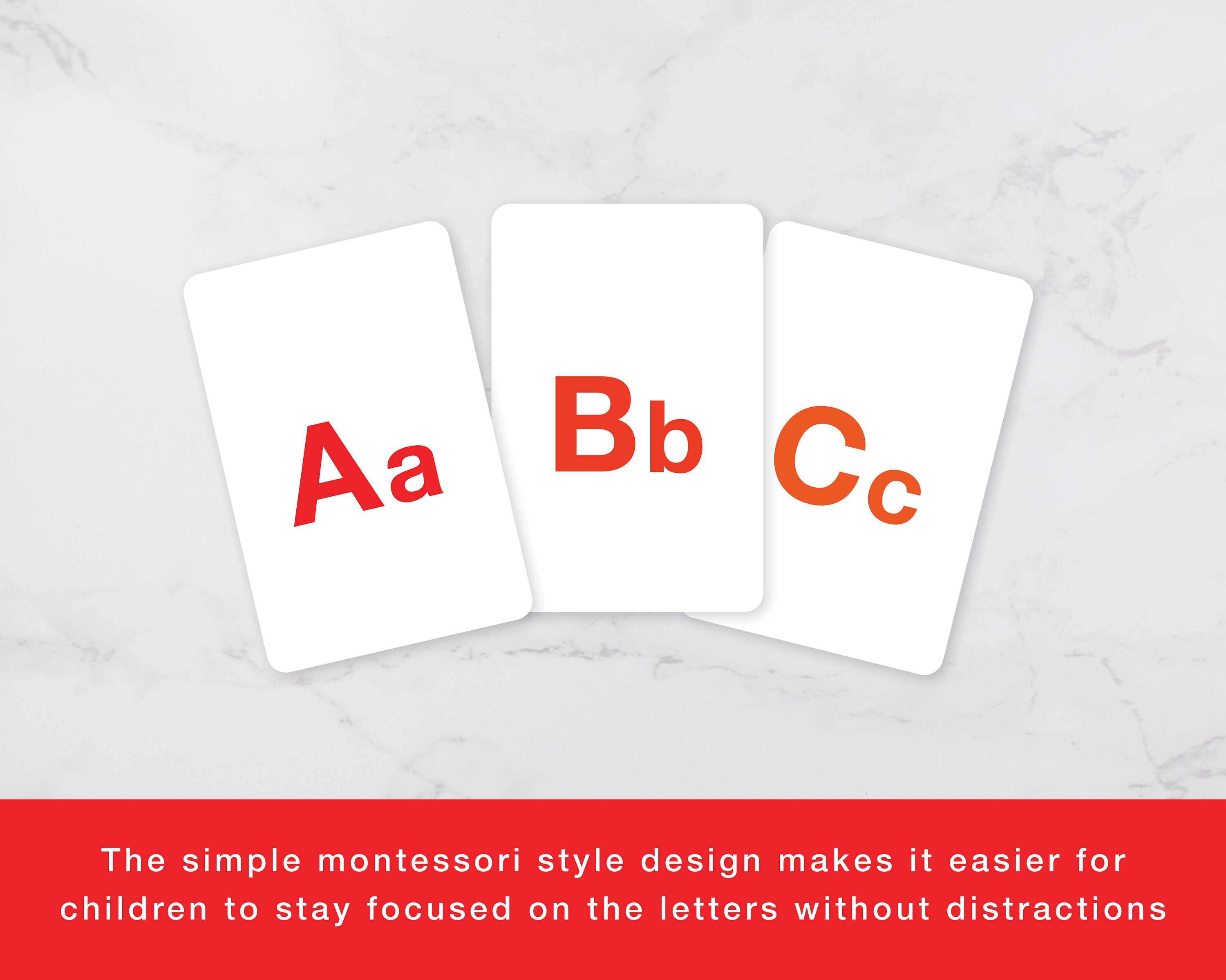 Alphabet / Letters ABC Flash Cards - Etsy