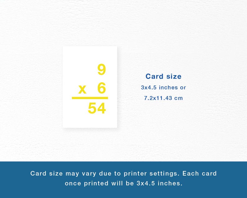Nine Times Table Flashcards With Answers - Printable PDF for Easy ...