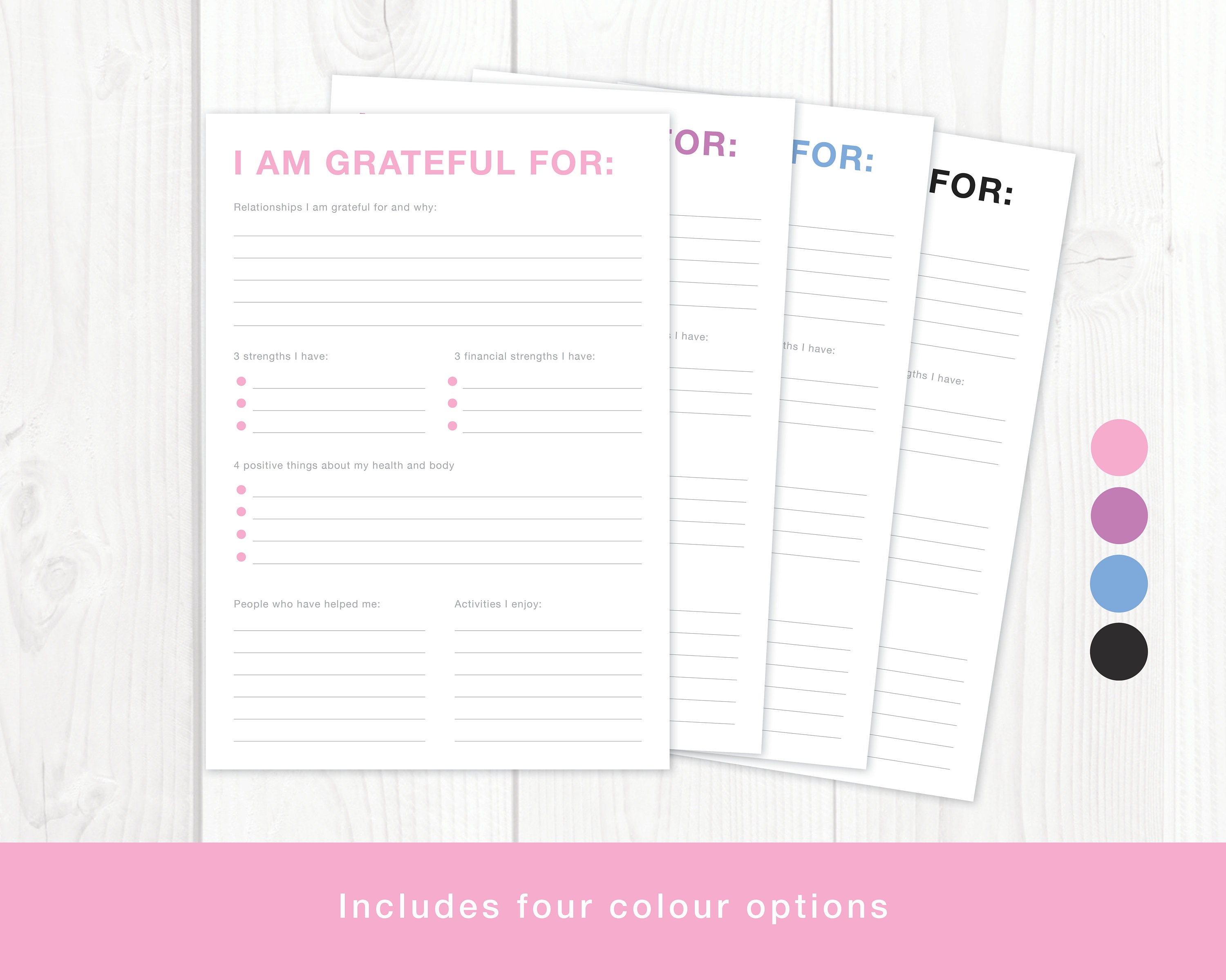 Gratitude Journal Printable - Etsy