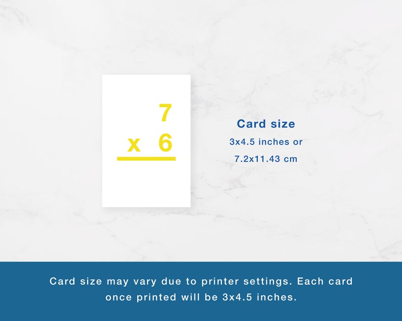 Seven Times Tables Flash Cards Printable Maths, Multiplication, School ...