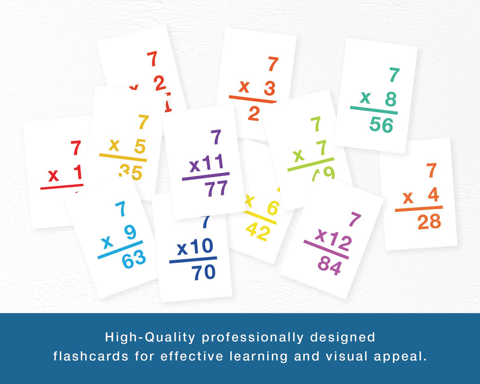 Seven Times Table Flashcards With Answers - Printable PDF for Easy ...