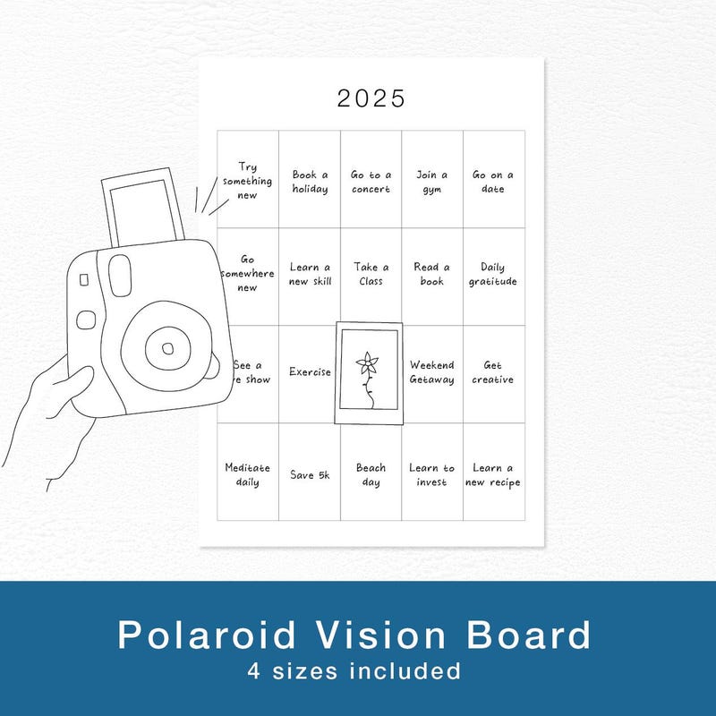 2025 Vision Board - Etsy