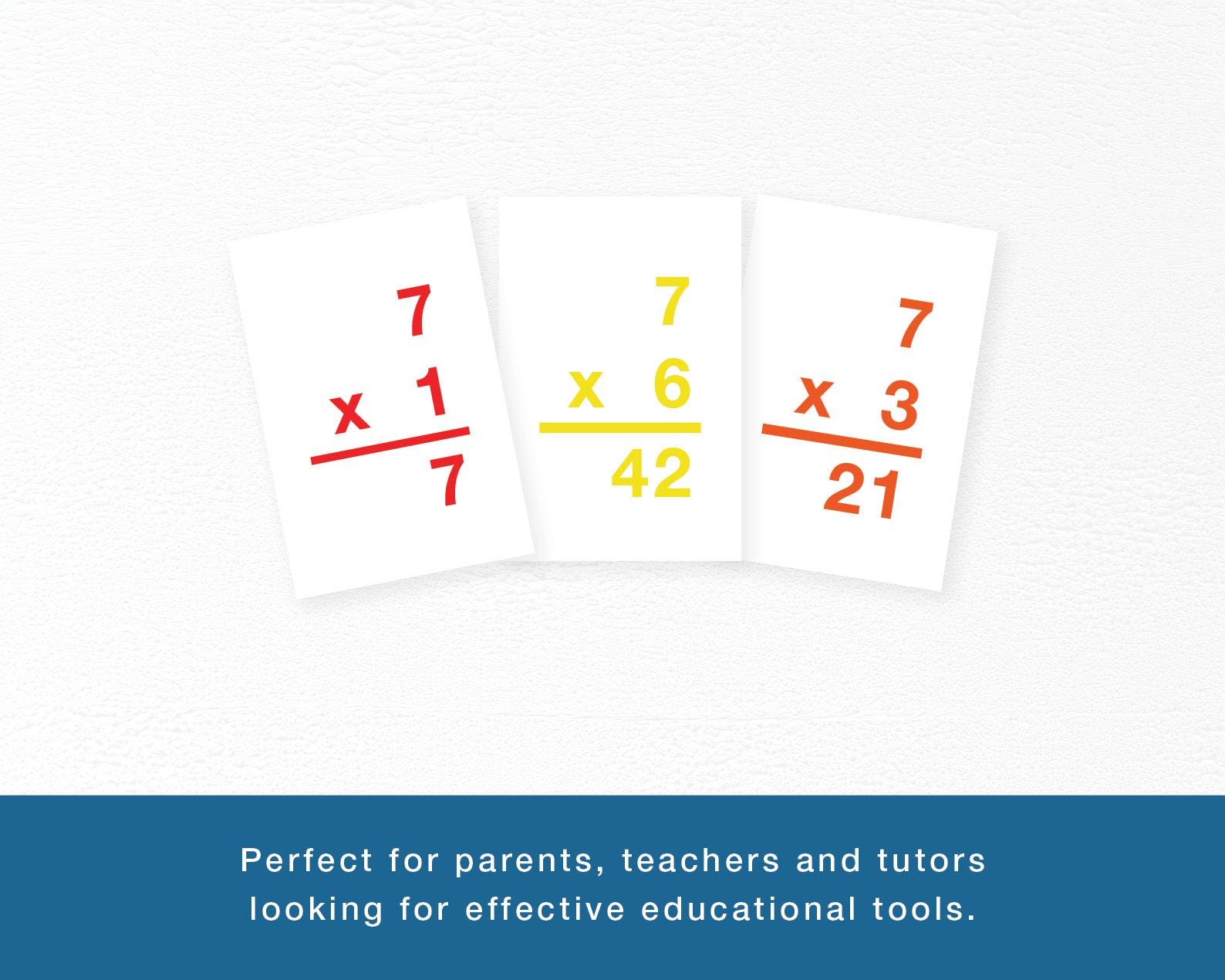 Seven Times Table Flashcards With Answers - Printable PDF for Easy ...