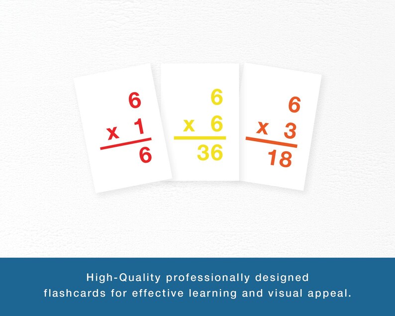 Six Times Table Flashcards With Answers - Printable PDF for Easy ...