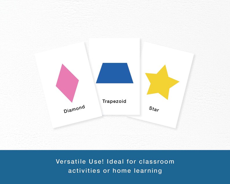 Printable Shape Flashcards for Kids | Educational Learning Cards ...